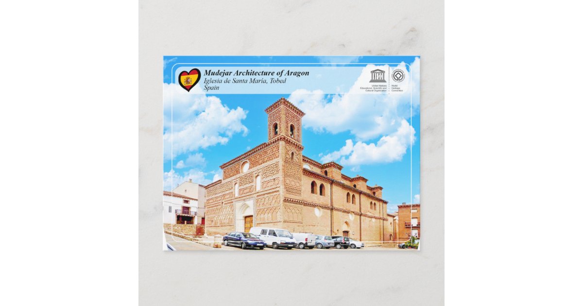 UNESCO WHS - Iglesia de Santa María Postcard | Zazzle