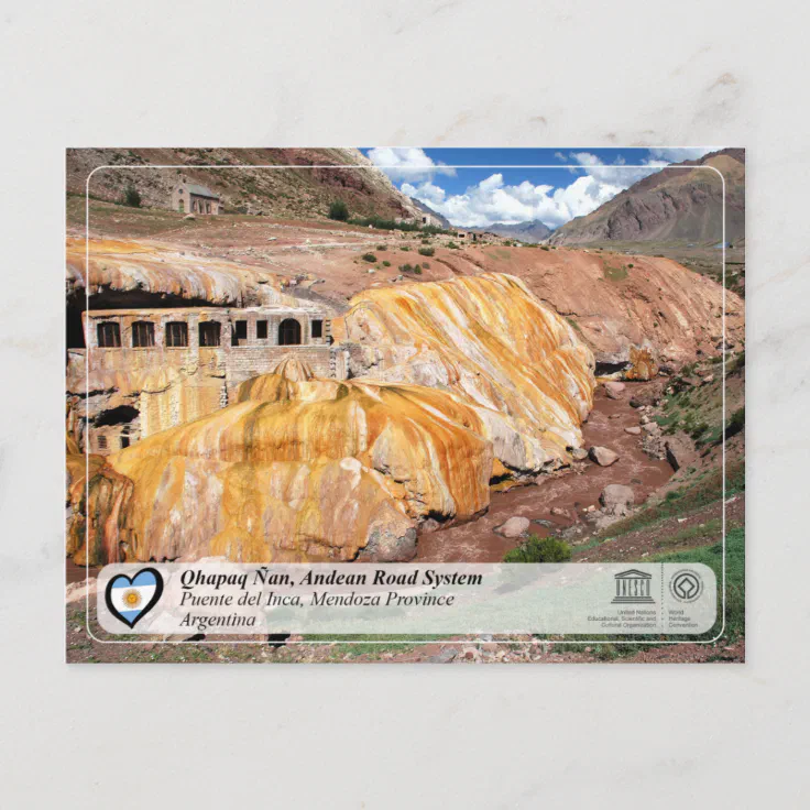 UNESCO WHS - Qhapaq Ñan, Andean Road System Postcard | Zazzle