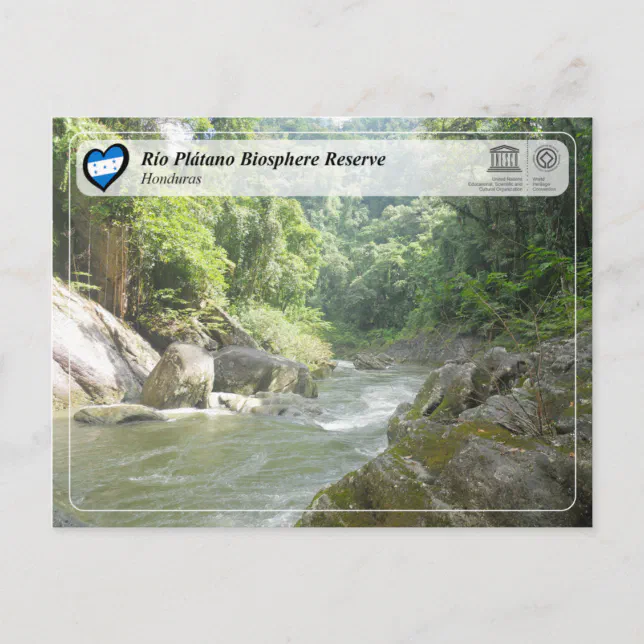 UNESCO WHS - Río Plátano Biosphere Reserve Postcard | Zazzle