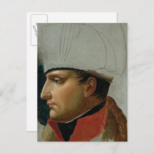 Unfinished Portrait of Napoleon I Postcard | Zazzle