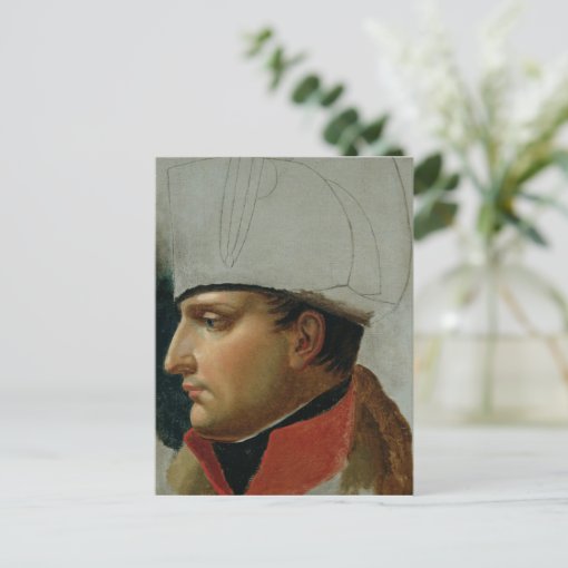 Unfinished Portrait of Napoleon I Postcard | Zazzle
