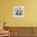 Unfunny Published Cartoon On Poster (Funny Tho) | Zazzle