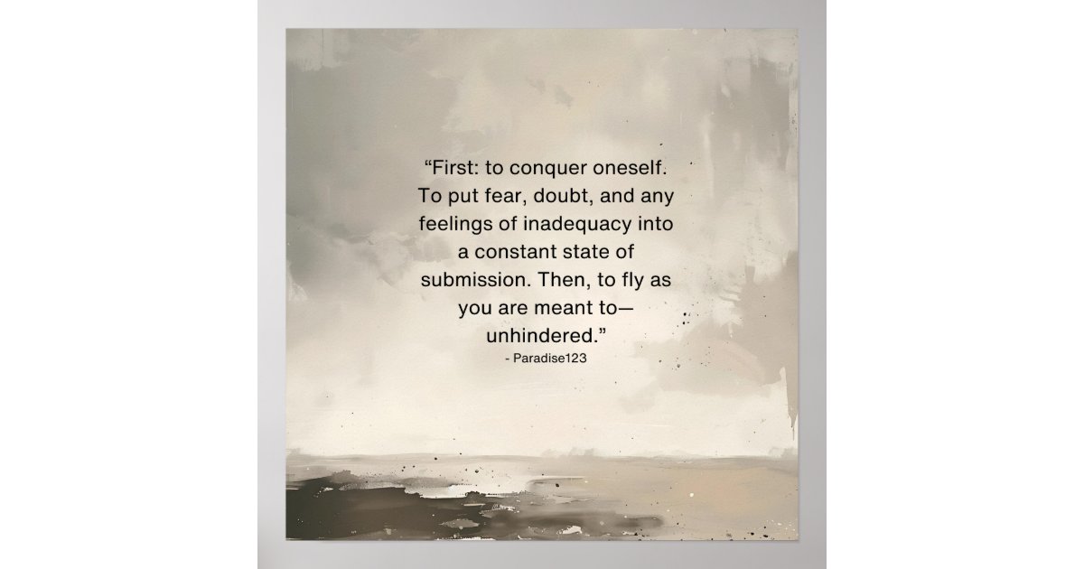 unhindered poster | Zazzle