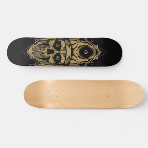 Unholy Skull - Skateboard Custom Design | Zazzle