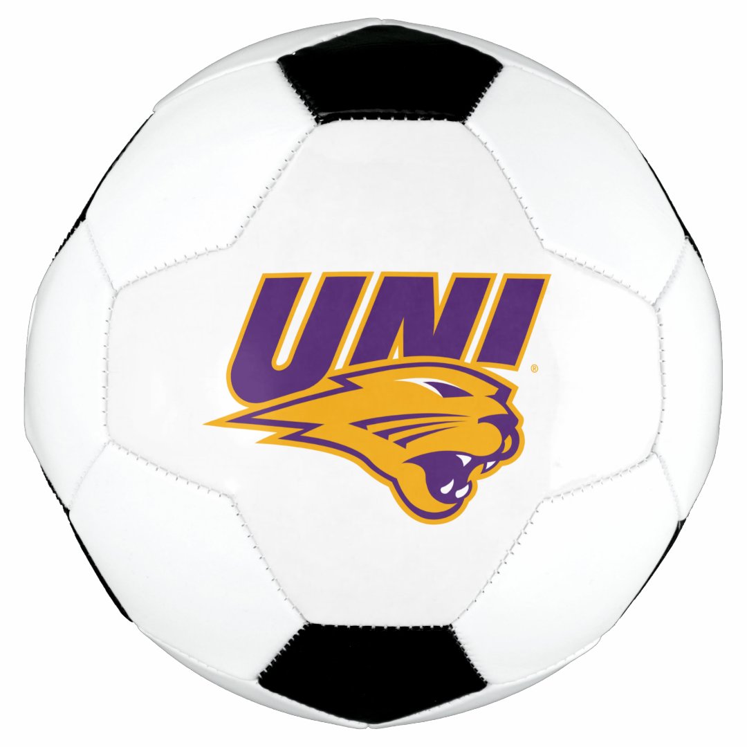 UNI Panthers Logo Soccer Ball | Zazzle