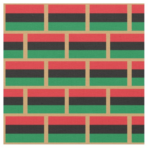 Unia Flag Fabric & Pan African flag fashion /gold | Zazzle.com