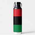 Unia Symbol & Pan African Flag, Kwanzaa Water Bottle | Zazzle
