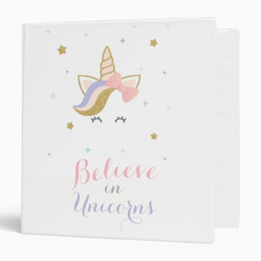 Unicorn Binder | Zazzle
