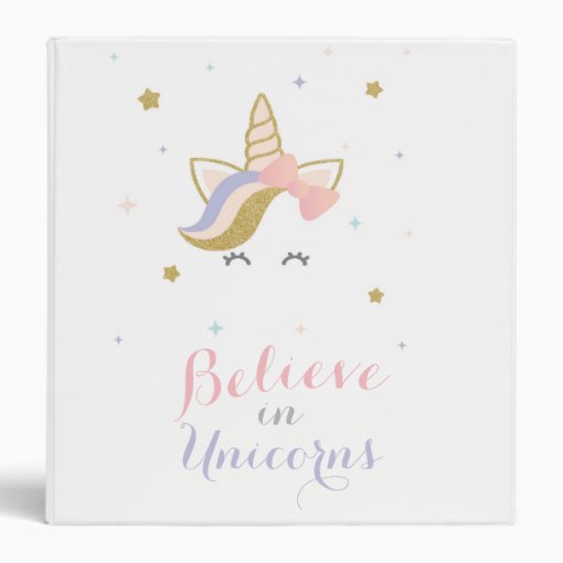 Unicorn Binder | Zazzle