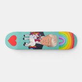 UNICORN DONALD TRUMP RAINBOW SKATEBOARD DECK | Zazzle