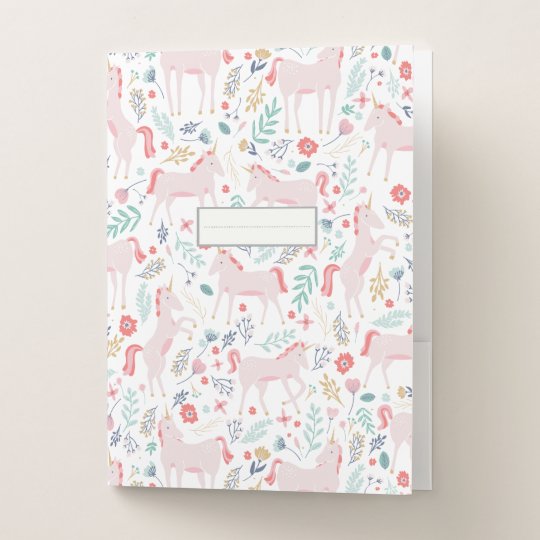 Unicorn Fields Pocket Folder | Zazzle.com