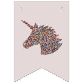 Unicorn Happy Birthday Bunting Flag Banner | Zazzle