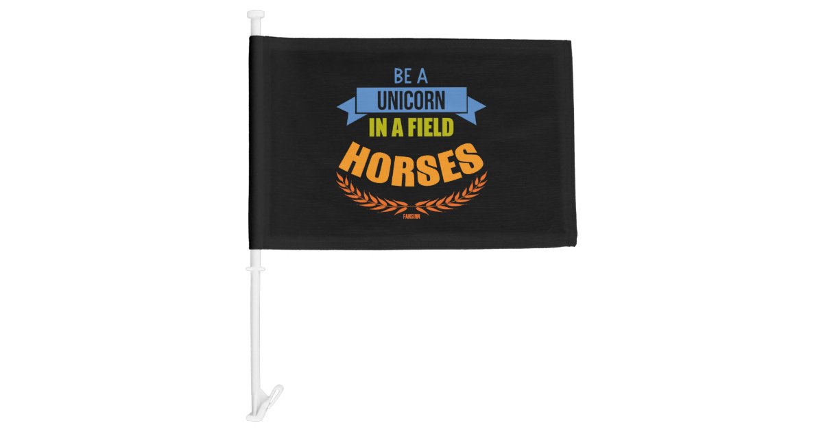 Unicorn horse mythical creatures Pony Unicorn Car Flag | Zazzle Unicorn horse mythical creatures Pony Unicorn Car Flag | Zazzle