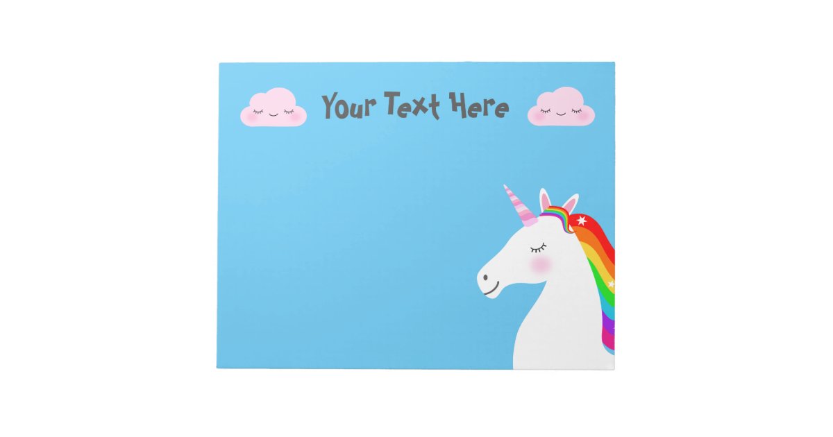 Unicorn Notepad | Zazzle