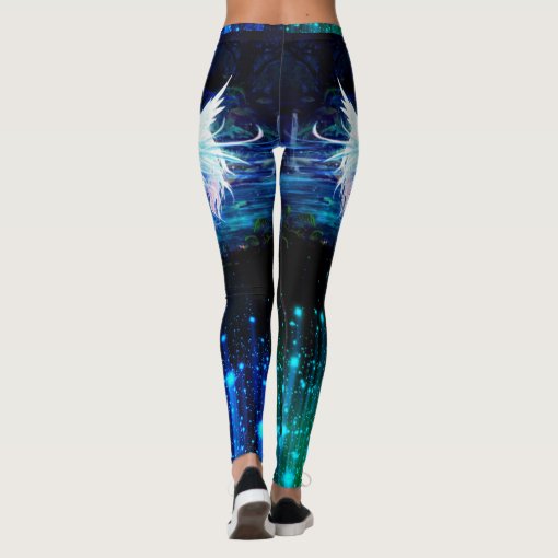 Unicorn Pegasus Dreamer Your Text Yoga Pants | Zazzle