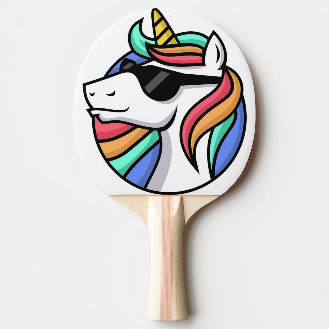 Unicorn Ping Pong Paddle | Zazzle