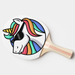 Unicorn Ping Pong Paddle | Zazzle