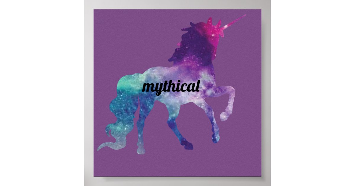 Unicorn poster | Zazzle.com