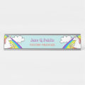 Unicorn Rainbow Desk Name Plate | Zazzle