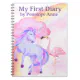 Unicorn Rainbow Flamingo Girls Diary Personalized Notebook | Zazzle