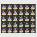 Unicorn Rainbow Poop Emoji Kawaii Wrapping Paper | Zazzle