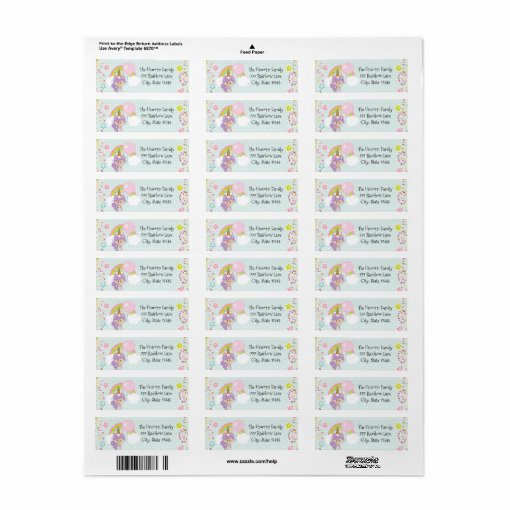 Unicorn Return Address Labels | Zazzle