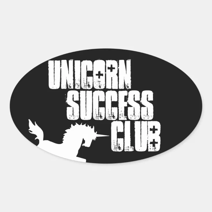Unicorn success club stickers | Zazzle