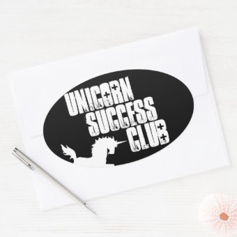 Unicorn success club stickers | Zazzle