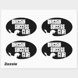 Unicorn success club stickers | Zazzle
