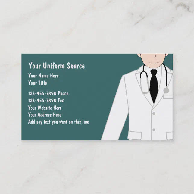 Uniform Supplies Business Cards | Zazzle