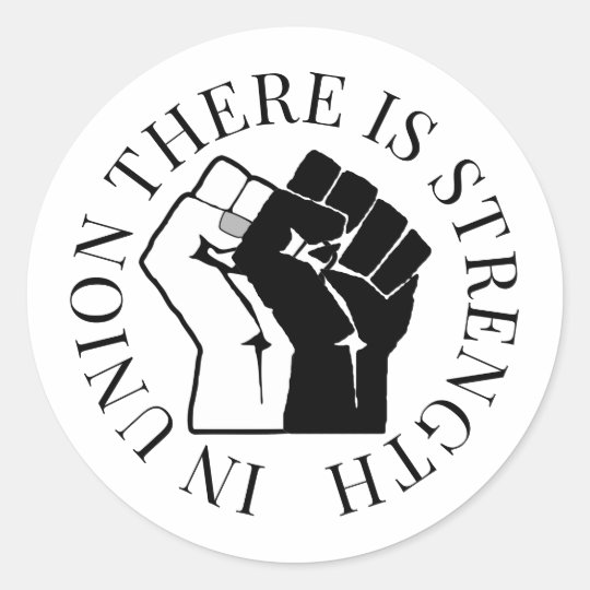 Union Classic Round Sticker | Zazzle.com