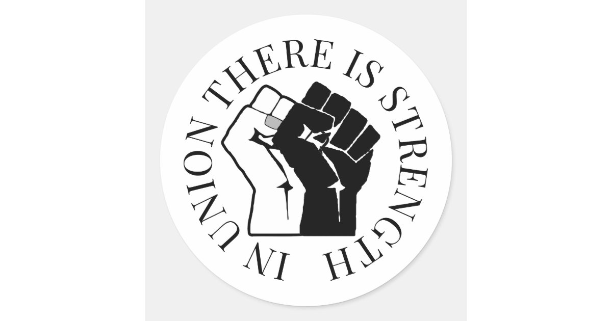 Union Classic Round Sticker | Zazzle