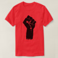 Union Fist Red T-shirt | Zazzle