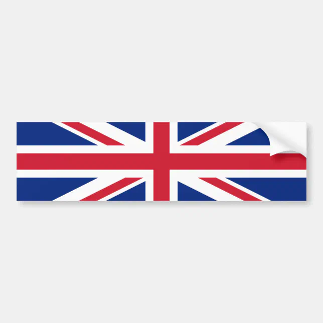 Union Flag Bumper Sticker | Zazzle