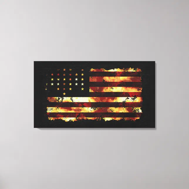 Union Flag, Civil War, Stars & Stripes, USA Canvas Print | Zazzle