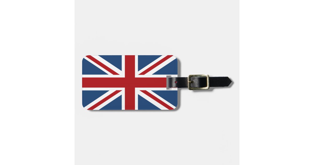 Union Jack British Flag Luggage Tag | Zazzle