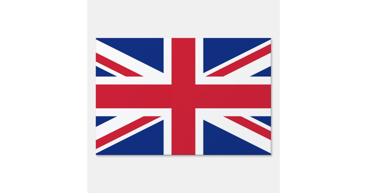 Union Jack ~ British Flag Sign | Zazzle