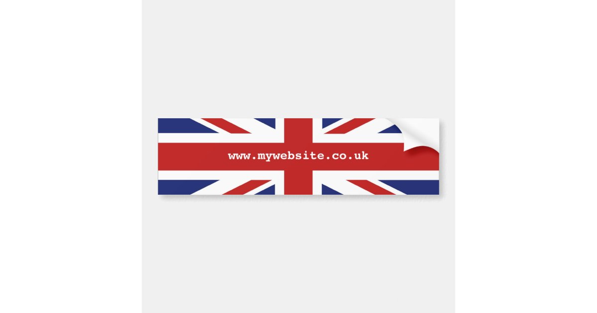 Union Jack Bumper Sticker | Zazzle