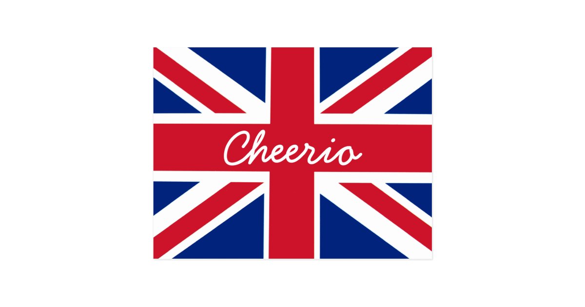 Union Jack Cheerio Postcard | Zazzle.com