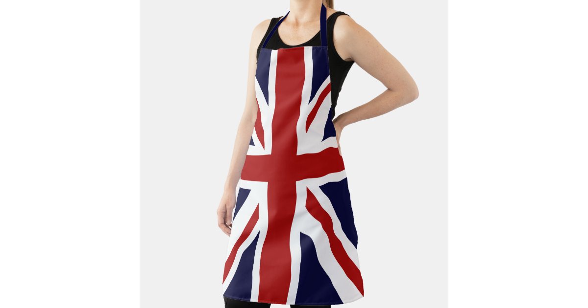 Union Jack Flag of Great Britain Apron | Zazzle