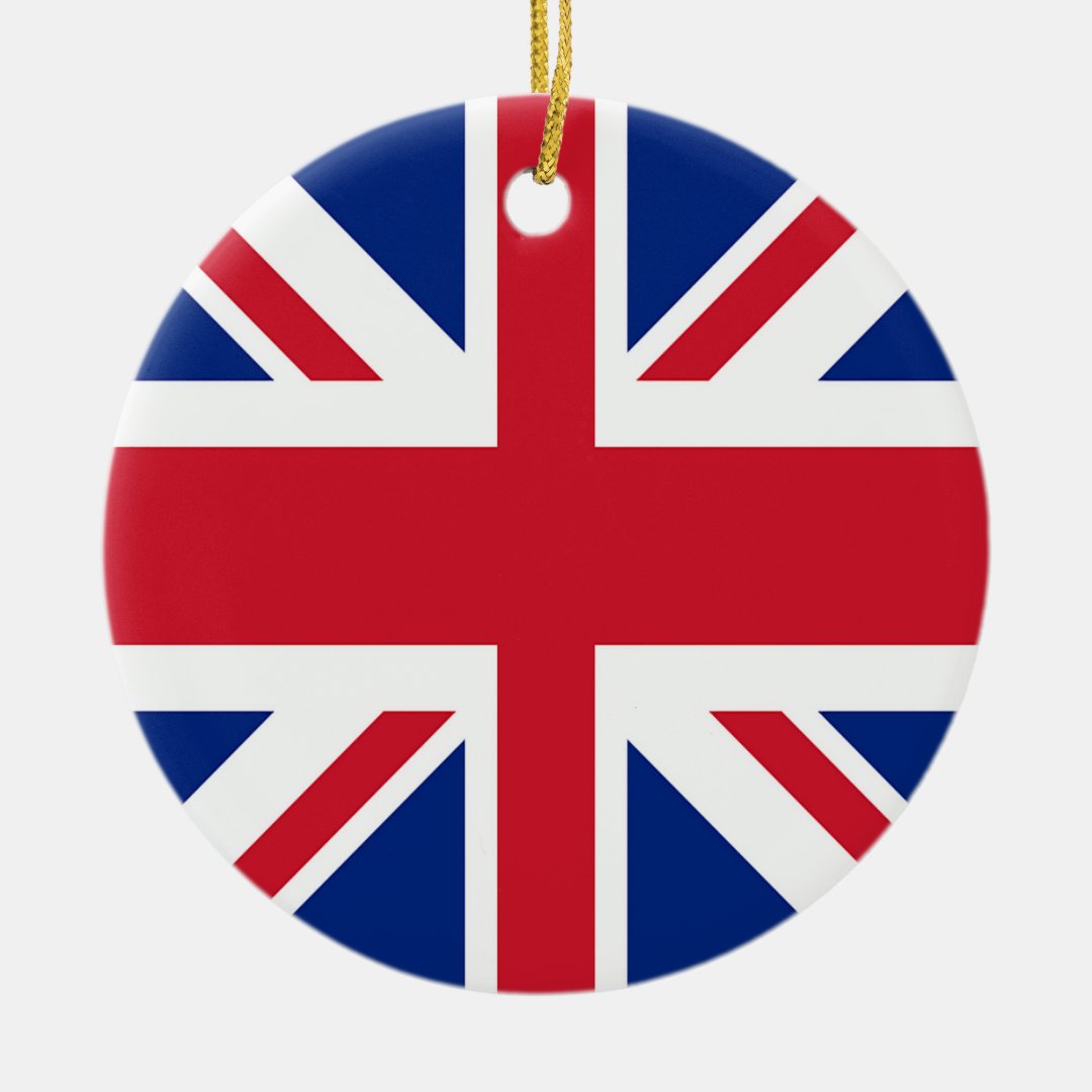 Union Jack - Flag of the United Kingdom Ceramic Ornament | Zazzle