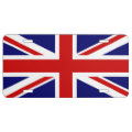 Union Jack Flag of the United Kingdom License Plate | Zazzle