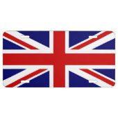 Union Jack Flag of the United Kingdom License Plate | Zazzle