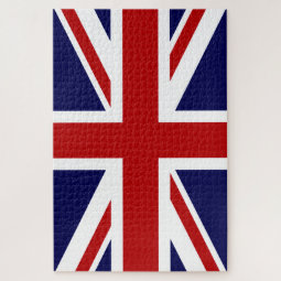 Union Jack Flag of UK Jigsaw Puzzle | Zazzle