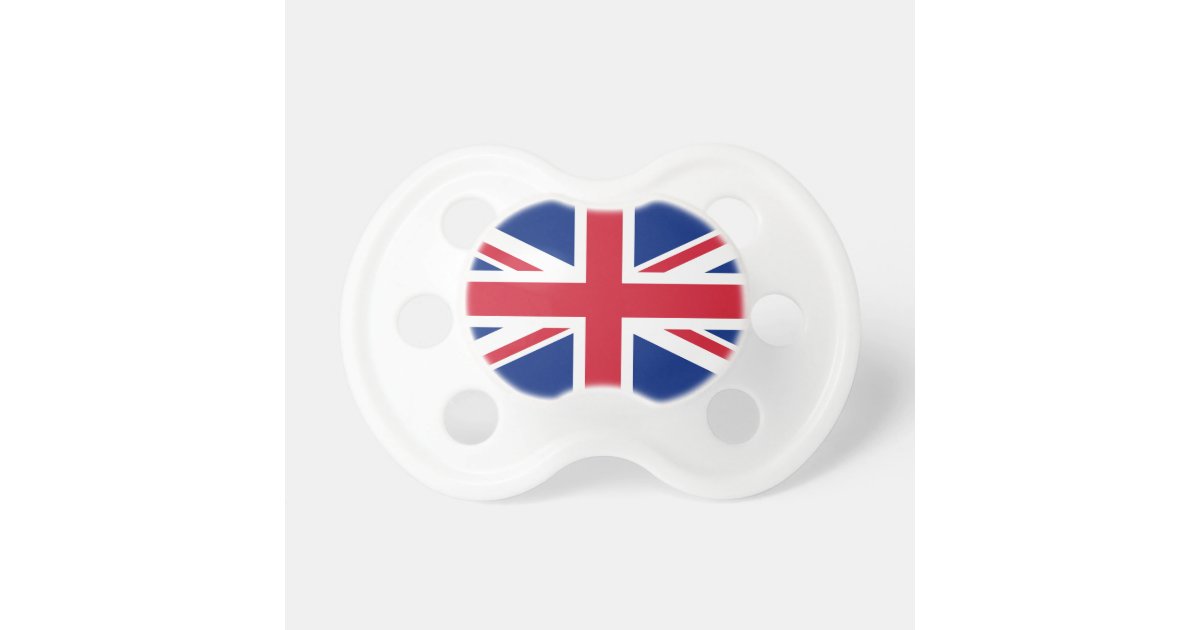 Union Jack Flag Pacifier | Zazzle