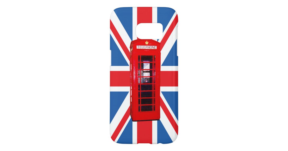 Union Jack/Flag & Phone Box Design Case-Mate Samsung Galaxy Case | Zazzle