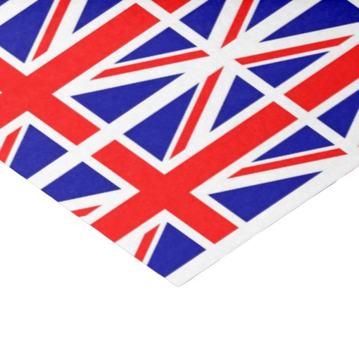 Union Jack flag Tissue Paper | Zazzle