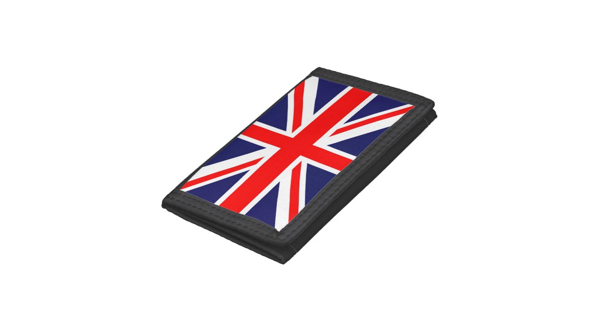 Union Jack flag Trifold Wallet | Zazzle