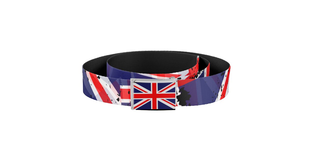 Union Jack Flag | UK Flag | British Flag | Belt | Zazzle