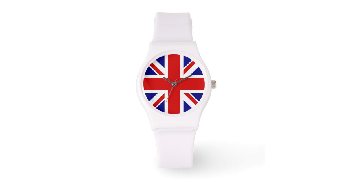 Union Jack Flag Watch | Zazzle